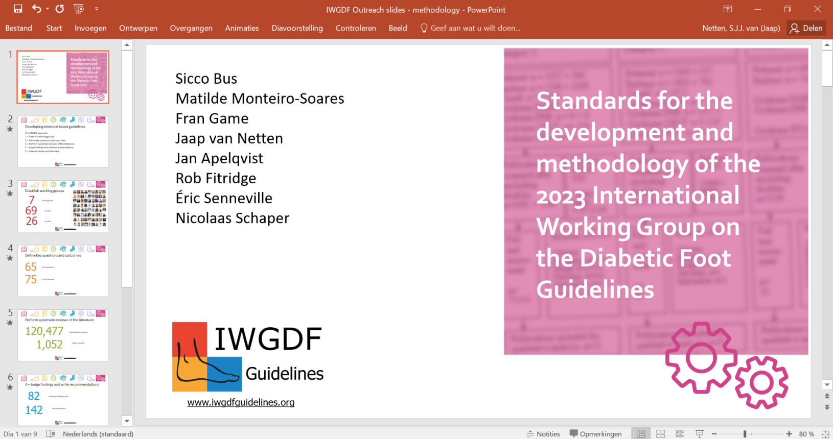 IWGDF 2023 Guidelines - OUTREACH KIT - IWGDF Guidelines